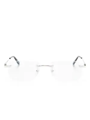 Cartier Cartier Eyewear Signature C De Cartier Glasses Silver
