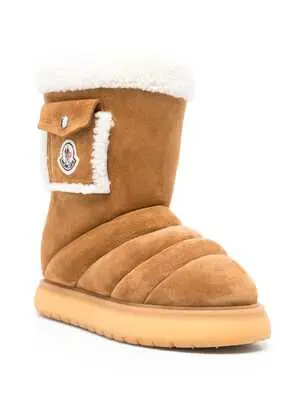 Moncler Gaia Pocket Boots - Brown