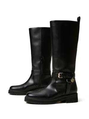 TWINSET 40mm Leather Tall Boots