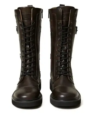 TWINSET Strap-embellished Combat Boots