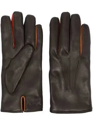 Paul Smith Leather Gloves - Brown