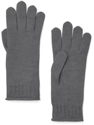 Chinti & Parker Chinti & Parker Knitted Gloves Grey