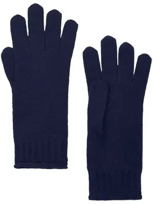 Chinti & Parker Chinti & Parker Knitted Gloves Blue