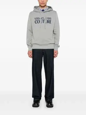 Versace Textured Sweatshirts Hoodies For Men
