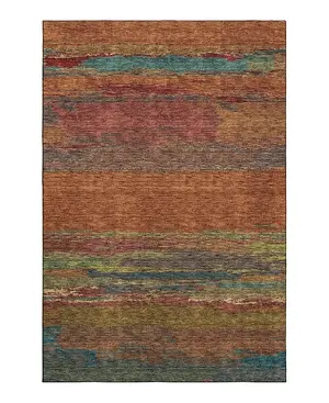 DALYN RUG COMPANY Dalyn Luxury Washable Trevi Tv8 Area Rug, 3' X 5 - Terracotta