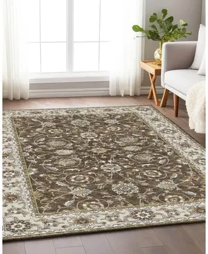 DALYN RUG COMPANY Dalyn Luxury Washable Hatay Hy1 Area Rug, 8' X 10 - Chocolate