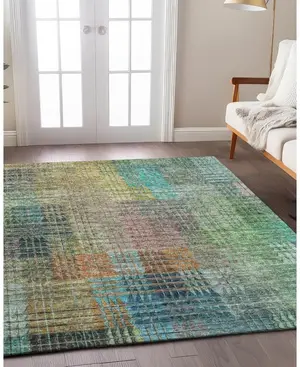 DALYN RUG COMPANY Dalyn Luxury Washable Trevi Tv6 Area Rug, 10' X 14 - Green