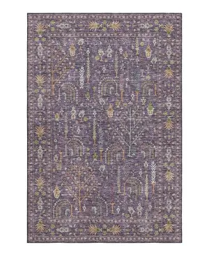 DALYN RUG COMPANY Dalyn Luxury Washable Hatay Hy5 Area Rug, 3' X 5 - Eggplant