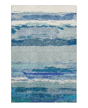 DALYN RUG COMPANY Dalyn Luxury Washable Trevi Tv8 Area Rug, 5' X 7'6 Blue
