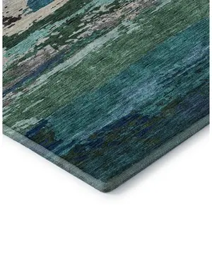 DALYN RUG COMPANY Dalyn Luxury Washable Trevi Tv8 Area Rug, 5' X 7'6 - Teal