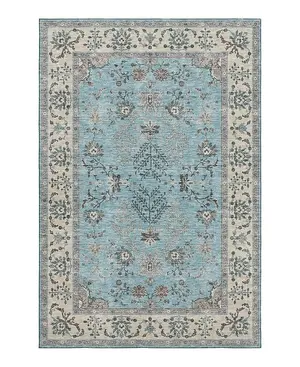 DALYN RUG COMPANY Dalyn Luxury Washable Hatay Hy9 Area Rug, 3' X 5 - Sky