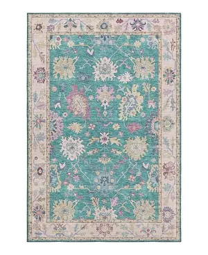 DALYN RUG COMPANY Dalyn Luxury Washable Hatay Hy7 Area Rug, 10' X 14 - Teal