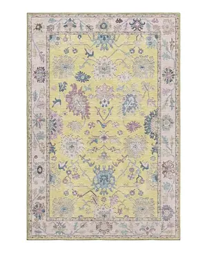 DALYN RUG COMPANY Dalyn Luxury Washable Hatay Hy7 Area Rug, 10' X 14 - Yellow