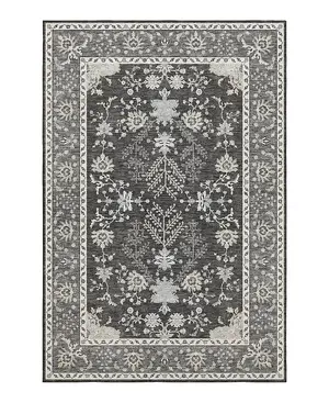DALYN RUG COMPANY Dalyn Luxury Washable Hatay Hy9 Area Rug, 10' X 14' Charcoal