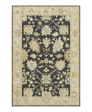 DALYN RUG COMPANY Dalyn Luxury Washable Hatay Hy2 Area Rug, 9' X 12 - Black