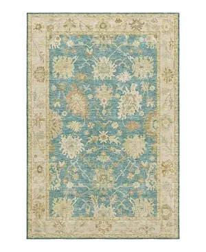 DALYN RUG COMPANY Dalyn Luxury Washable Hatay Hy2 Area Rug, 9' X 12' Teal