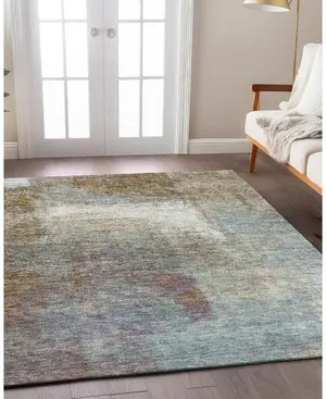 DALYN RUG COMPANY Dalyn Luxury Washable Trevi Tv12 Area Rug, 9' X 12 - Mocha