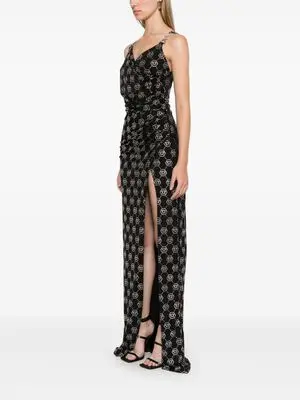 Philipp Plein Logo-appliqué Maxi Dress