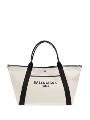 Balenciaga Logo-print Tote Bag - White