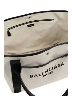 Balenciaga Logo-print Tote Bag - White