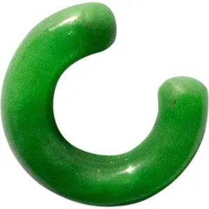 SEREE Abby Single Jade Cuff Earring - Green