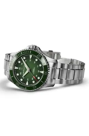 Hamilton Khaki Navy Scuba Automatic Bracelet Watch - Green