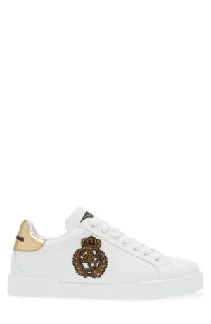 Dolce & Gabbana Portofino Crest Sneakers - White