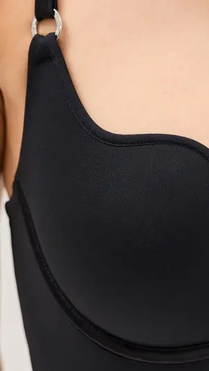 FLEUR DU MAL U-plunge Bodysuit - Black