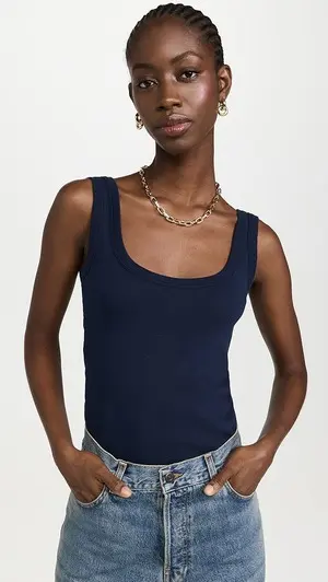 Sold Out NYC The Scoop It Up Tank - Navy