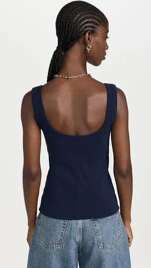 Sold Out NYC The Scoop It Up Tank - Navy