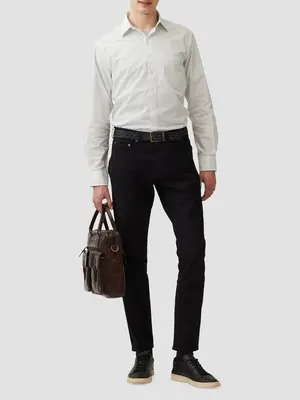 Rodd & Gunn Middle Peak Geometric Cotton Button-front Shirt
