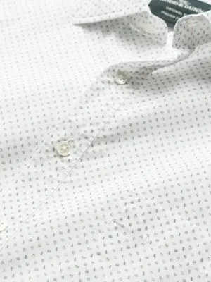Rodd & Gunn Middle Peak Geometric Cotton Button-front Shirt