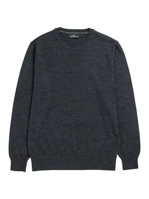 Rodd & Gunn Ferndale Wool Crewneck Sweater - Charcoal Marle