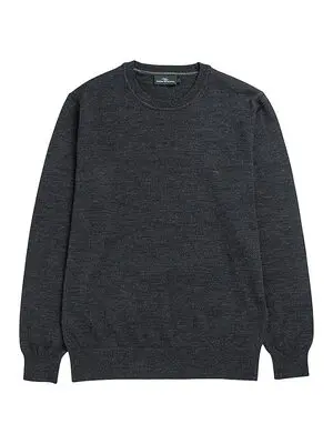 Rodd & Gunn Ferndale Wool Crewneck Sweater - Charcoal Marle