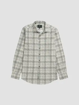 Rodd & Gunn Brookdale Check Cotton Button-front Shirt - Charcoal