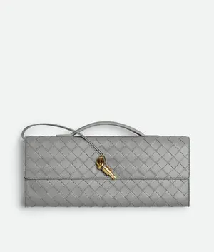 Bottega Veneta Andiamo Clutch - Sterling