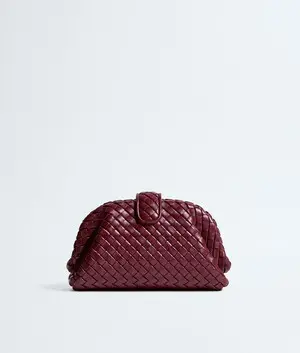 Bottega Veneta Small Lauren 1980 Clutch - Barolo