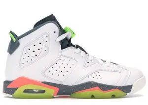 JORDAN 6 Retro Sneakers - White/ghost Green/hasta