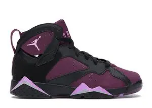 JORDAN 7 Retro Sneakers - Black/fuchsia Glow/mulberry Wolf