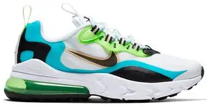 Nike Air Max 270 React Sneakers - Oracle Aqua/black/ghost Green