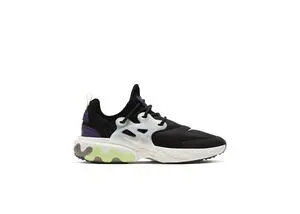 Nike React Presto Sneakers - Black/gravity Purple/sail