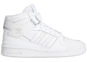 Adidas Forum High Top Sneakers - Cloud White/cloud White/cloud White