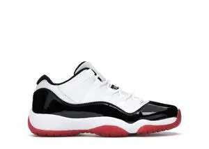 JORDAN 11 Retro Low Concord Bred Sneakers - White/gym Red/black