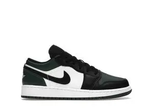 JORDAN Air Jordan 1 Low Green Toe Noble Green/white/black