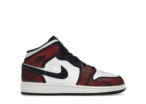 JORDAN 1 Mid Wearaway Chicago - Black/white/sail