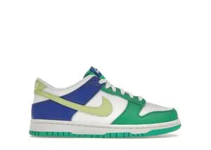 Nike Dunk Low Sneakers - White/stadium Green/game Royal