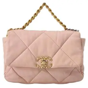 Chanel Chanel 19 Leather Shoulder Bag - Pink