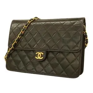 Chanel Chanel Leather Shoulder Bag - Black