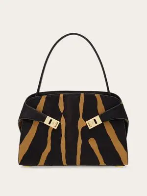 FERRAGAMO Hug Soft Shoulder Bag - Brown