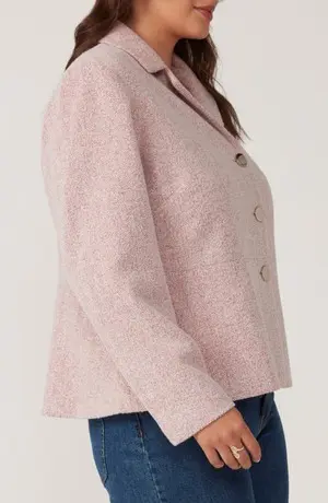 ESTELLE Herringbone Tweed Jacket